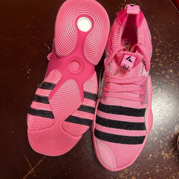 adidas | Shoes | Adidas Mens Pink Trae Young 2 Ie667 Lace Up Athletic ...